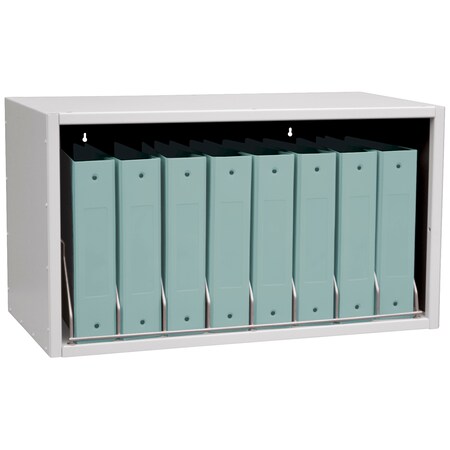Omnimed Cubical Storage Rack with Locking Panel Holds 12 Binders up to ...