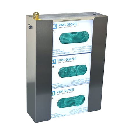 Omnimed Security Triple Glove Box Holder Stainless 305309 | Zoro