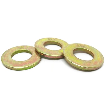 Boltsandnuts.Com Flat Washer, For Screw Size 1 in Zinc Yellow Finish ...