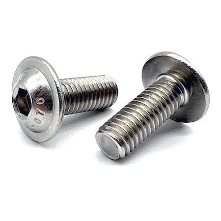 Boltsandnuts.Com M4-0.7 Socket Head Cap Screw, Button Flanged, 18-8 ...