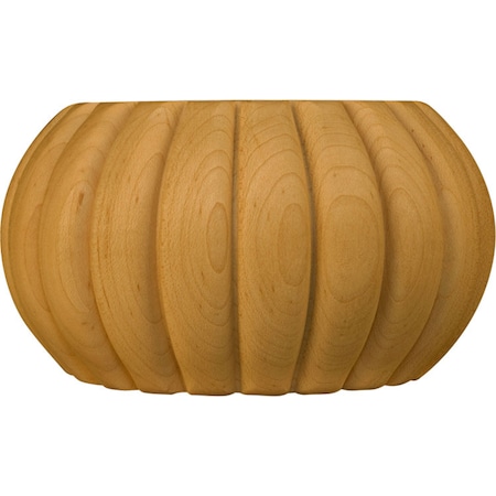 Osborne Wood Products 3 x 5 Fluted Round Bun Foot in Knotty Pine 4001P ...