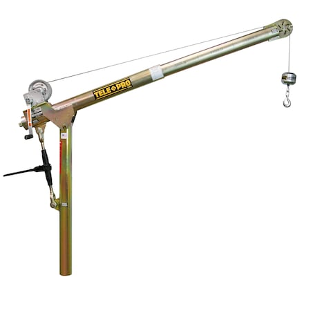 Oz Lifting Products 1200lbs Davit Crane W/ telescoping boom Adjsmt With ...