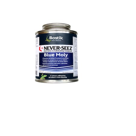 Bostik Bostik Never Seez Blue Moly Anti-Seize 16 oz. Brush Top Can NBBT ...