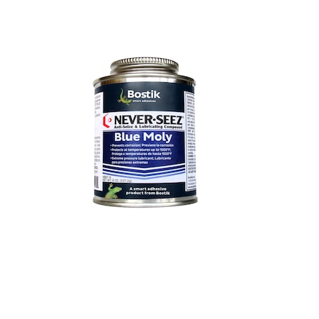 Bostik Bostik Never Seez Blue Moly Anti-Seize 8 oz. Brush Top Can NBBT ...