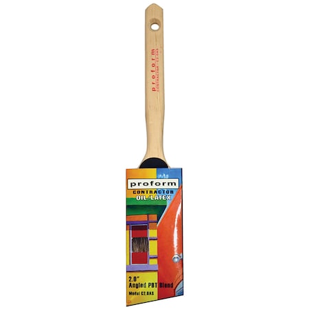 Proform 2" Angle Sash PBT (70/30) Bristle, Paint Brush C2.0AS | Zoro