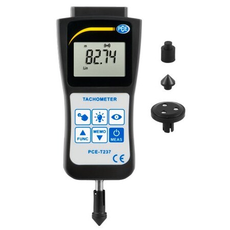 Pce Instruments Condition Monitoring Tachometer, 5 to 99,999 rpm PCE ...