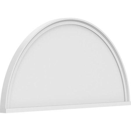 Ekena Millwork Half Round Smooth Architectural Grade PVC Pediment, 44"W ...