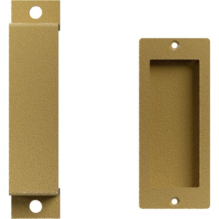 Ekena Millwork 4" Pull Handle & 3" Flush Pull for 3/4" to 1 1/8 ...