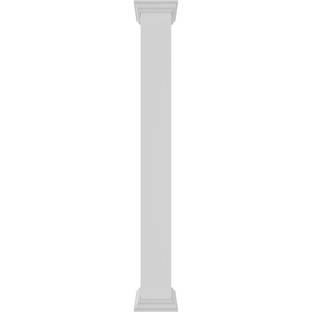 Ekena Millwork Craftsman Classic Square Non-Tapered, Smooth PVC Column ...