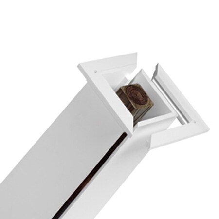 Ekena Millwork 6" Width x 108" Height Non-Tapered Plain Fypon Column ...
