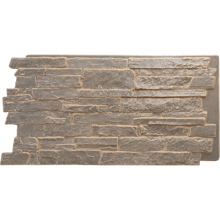 Ekena Millwork Acadia Ledge Stacked Stone, StoneWall Faux Stone Siding ...