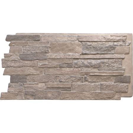 Ekena Millwork Acadia Ledge Stacked Stone, StoneWall Faux Stone Siding ...