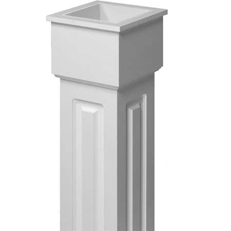 Ekena Millwork 8" Width x 96" Height Non-Tapered Raised Panel Fypon ...