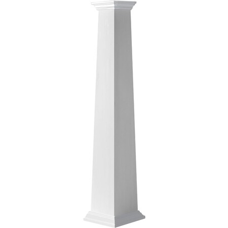 Ekena Millwork Craftsman Classic Square Tapered, Smooth PVC Column ...