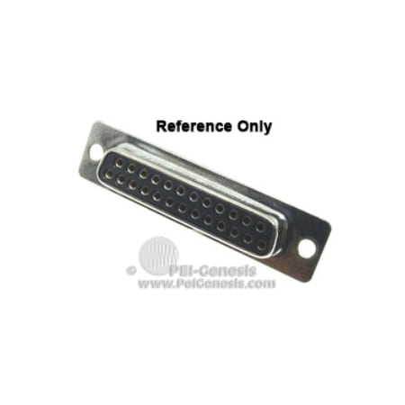 Itt Cannon DSUB 25F PCB STR N GF ZINC DBMN25SE | Zoro