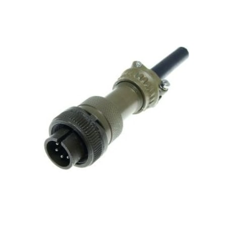 Itt Cannon Pin & Sleeve Plug, 13 A, 200V AC, 4 Pole, Screw Terminals ...