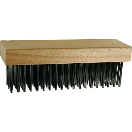 Pferd Straight Back Block Brush, CS Wire, 5"x10 85081 | Zoro