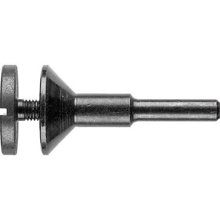 Pferd Mandrel, Flange, 1/4" Arbor Hole, 1/4"Shank 69033 | Zoro