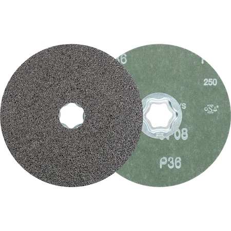 Pferd COMBICLICK Fiber Disc, 5" Dia. - Silicon Carbide C, 36 Grit 25PK ...