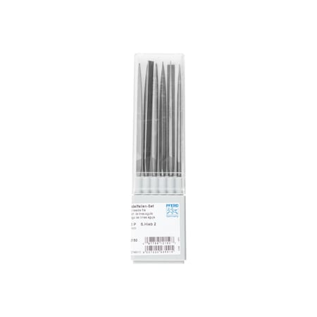 Pferd Needle File Set, Cut 2, 6-1/4 12150 | Zoro