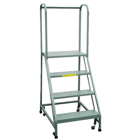 Pw Platforms 50 Degree Steel Rolling Safety Ladders, 40"Hx18"Wx14"L ...