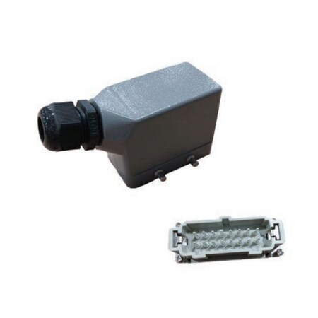 Starke Quick-Plug Industrial Connector, 500V, 16 Amp, 16 Pins, Side ...