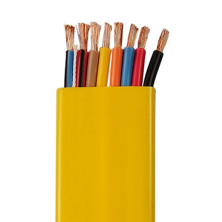 Starke Flat Festoon Crane Cable, 8-Wire, 14 AWG, 50' SFC8W-14AWG-50 | Zoro