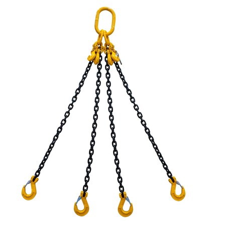 Starke Chain Sling, 5/16in, G80, Sling Hook, with Chain Adjuster, 8 ft ...