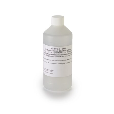 Hach Hach 2974349 Conductivity Standard Solution 1412 Ã‚ÂµS/cm KCl 500 ...