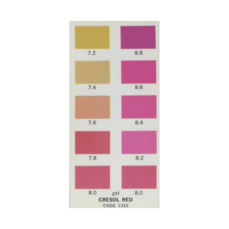 Lamotte Lamotte 1333 COLOR CHART, CRESOL RED 1333 | Zoro
