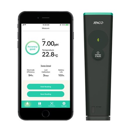 Jenco Jenco pH610B Bluetooth pH or Temperature Tester pH610B | Zoro