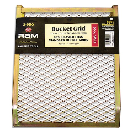 Premier 10" Bucket Grid 5-Gallon 4 Sided Metal Mesh Heavy Duty 991 | Zoro