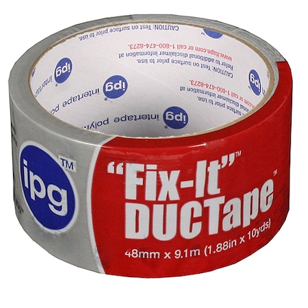 Intertape 1.88" x 10 Yds Silver Fix-It Utility 7-Mil Duct Tape 6910 | Zoro