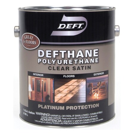 Deft 1 Gal Clear Defthane Interior/Exterior Polyurethane Satin DFT25 | Zoro