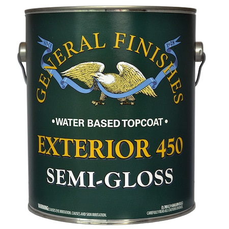 General Finishes 1 Gal Clear Exterior 450 Topcoat Water-Based Topcoat ...