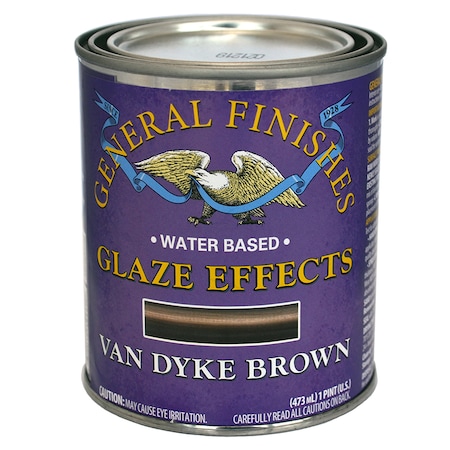 General Finishes 1 Pt Brown Glaze Effects Water-Based Translucent Color ...