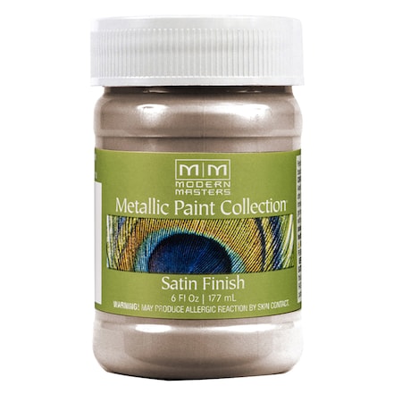 Modern Masters Metallic Paint, WaterBase, Warm Silver, 6 oz ME221 | Zoro