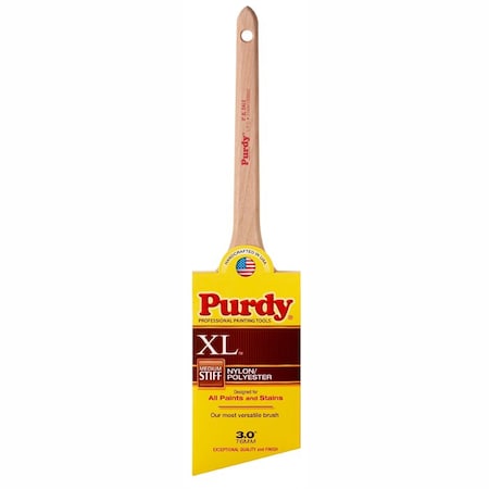 Purdy 3" Angle Sash Nylon/Polyester Bristle, Paint Brush, Wood Handle ...