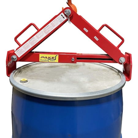 Pake Handling Tools Drum Lifter: 2 Grip Points, For 30 to 85 gal Drum ...