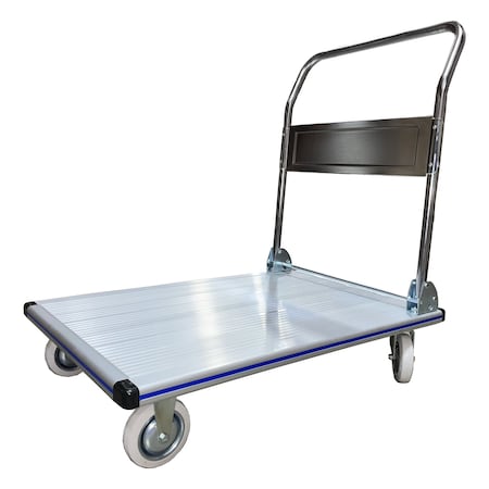 Pake Handling Tools Folding Platform Truck, Aluminum, 550 lb. Cap, 35.5 ...