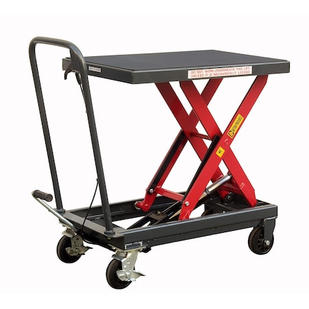 Pake Handling Tools Scissor Lift Table, 1000 lb. Cap, 32"L x 20"W, 34.5 ...