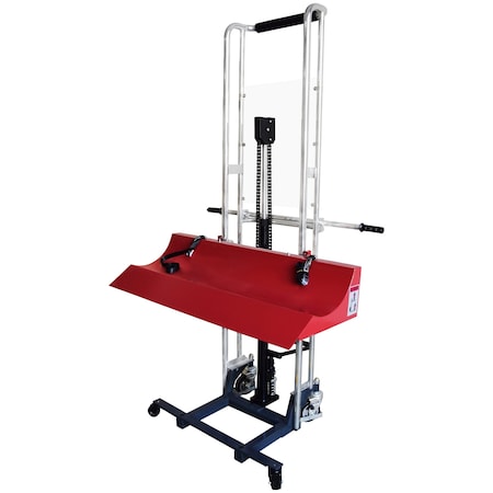 Pake Handling Tools Roll Lifting Truck, 440lbs Cap., 15-3/4'' Roll Dia ...