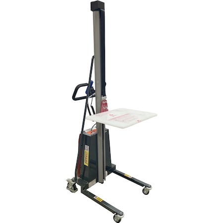 Pake Handling Tools Powered Lift Truck, 220 lb. Cap, 67" Lift Height ...