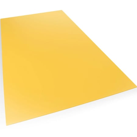 Projectpvc 24 in. x 48 in. x 0.118 in. Foam PVC Yellow Sheet 158207 | Zoro