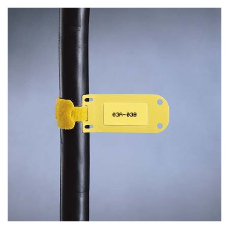 Panduit Self-Laminating Cable Marker Holder, 3"x SLCT-YL | Zoro