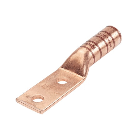 Panduit Copper Compression Lug, Direct Burial, 2 Hole, 250 kcm, LCC250 ...