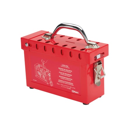 Panduit Group Lockout Box, Steel, Red PSL-GLBN | Zoro