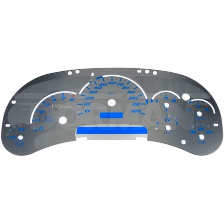 Motormite Instrument Cluster Upgrade Kit- Stainles, 10-0106B 10-0106B ...