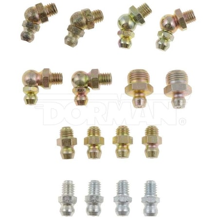 Motormite GREASE FITTING ASSORTMENT-STANDARD 13574 | Zoro