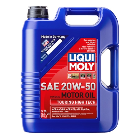 Liqui Moly Touring High Tech 20W-50, 5 Liter, 20114 20114 | Zoro